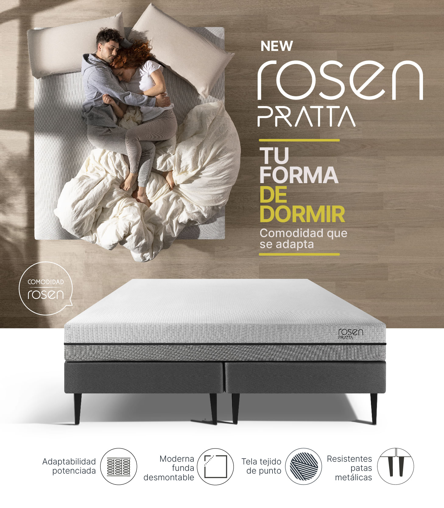 Camas, Colchones, Box Tarima, Muebles y más | Rosen Perú